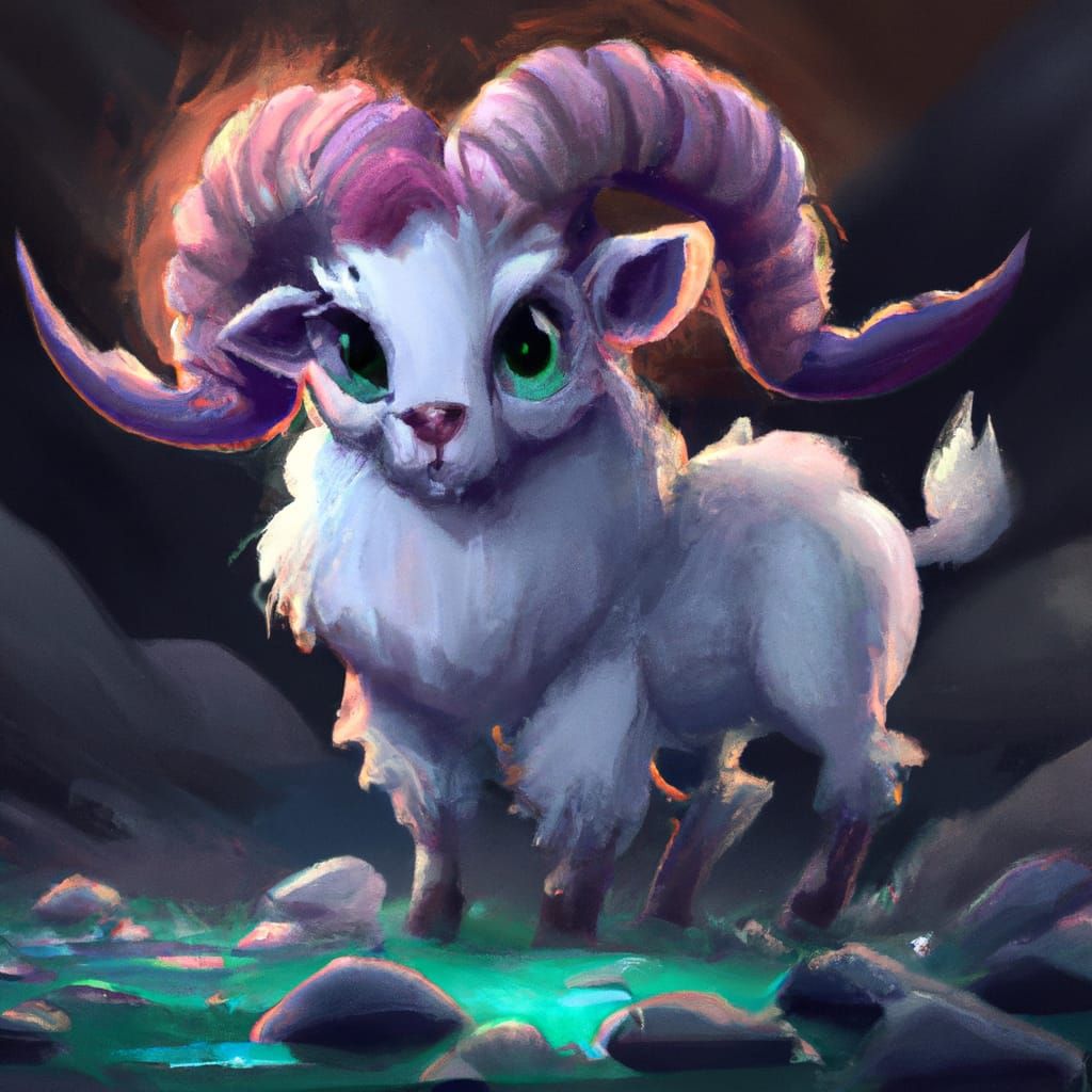 Pre-Historic Ram #10 - AI Generated Artwork - NightCafe Creator