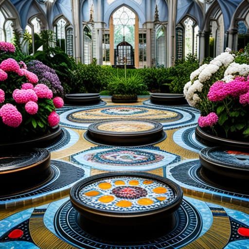 Castle Atrium - AI Generated Artwork - NightCafe Creator