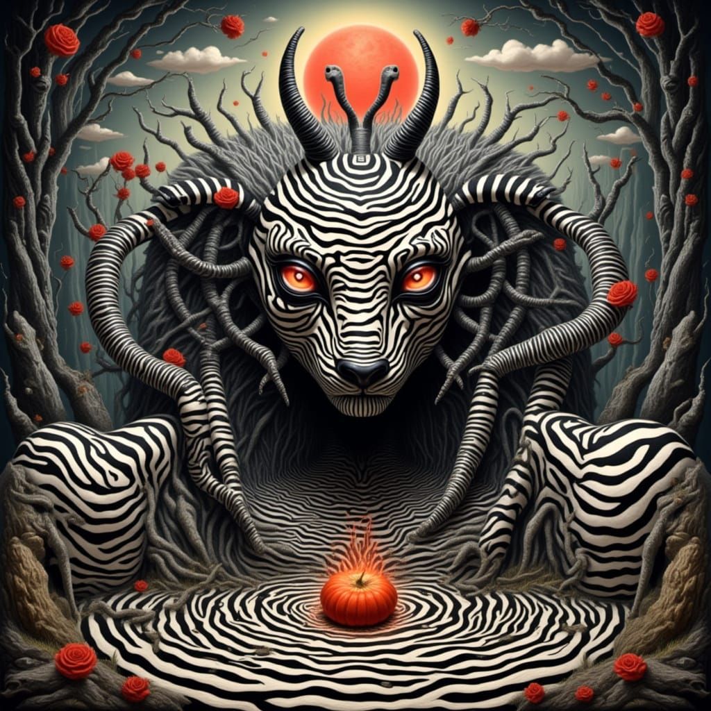 - Vibrant ZebraPunk Pattern Desi...