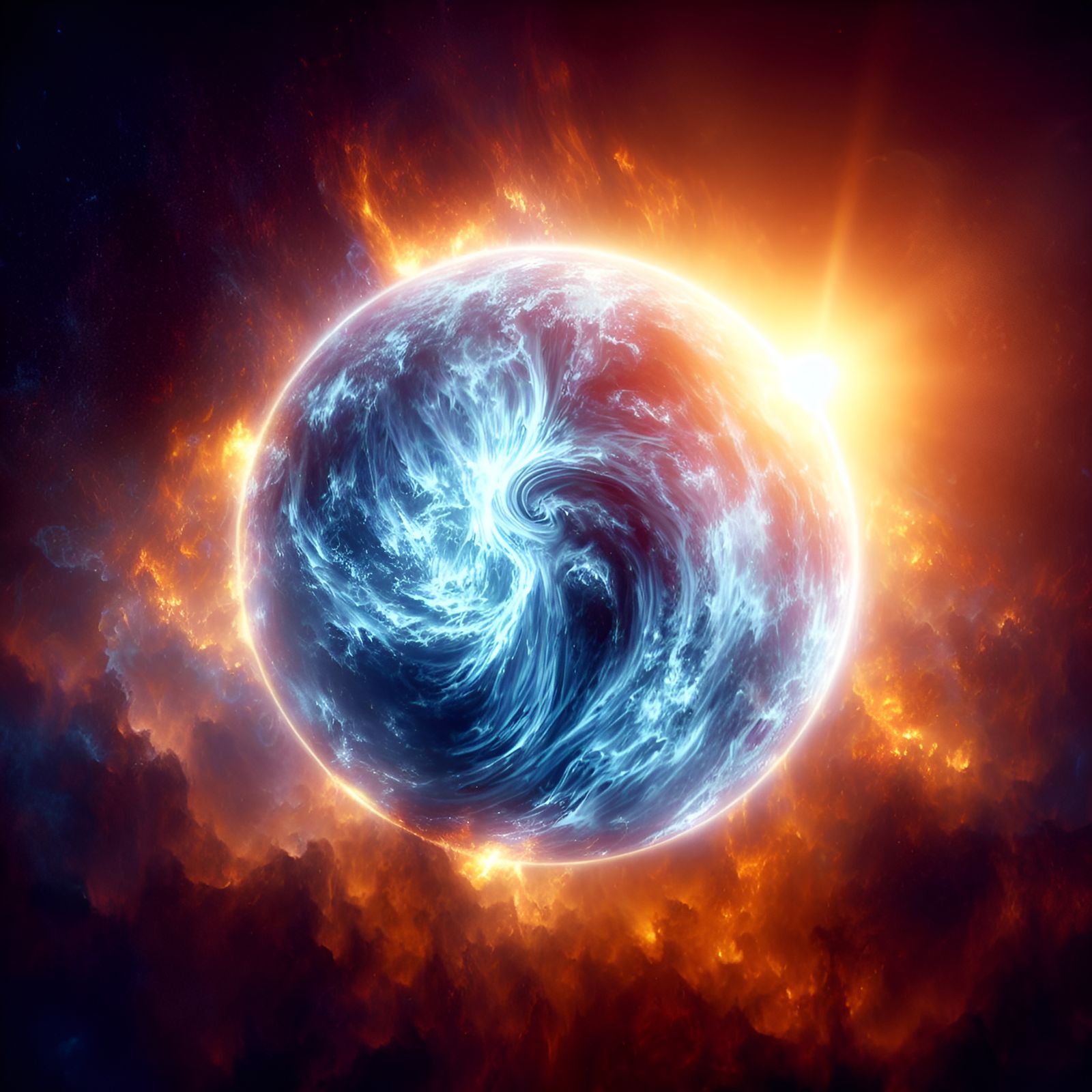 The Scorching Scene of an O-type Star - AI Generated Artwork ...