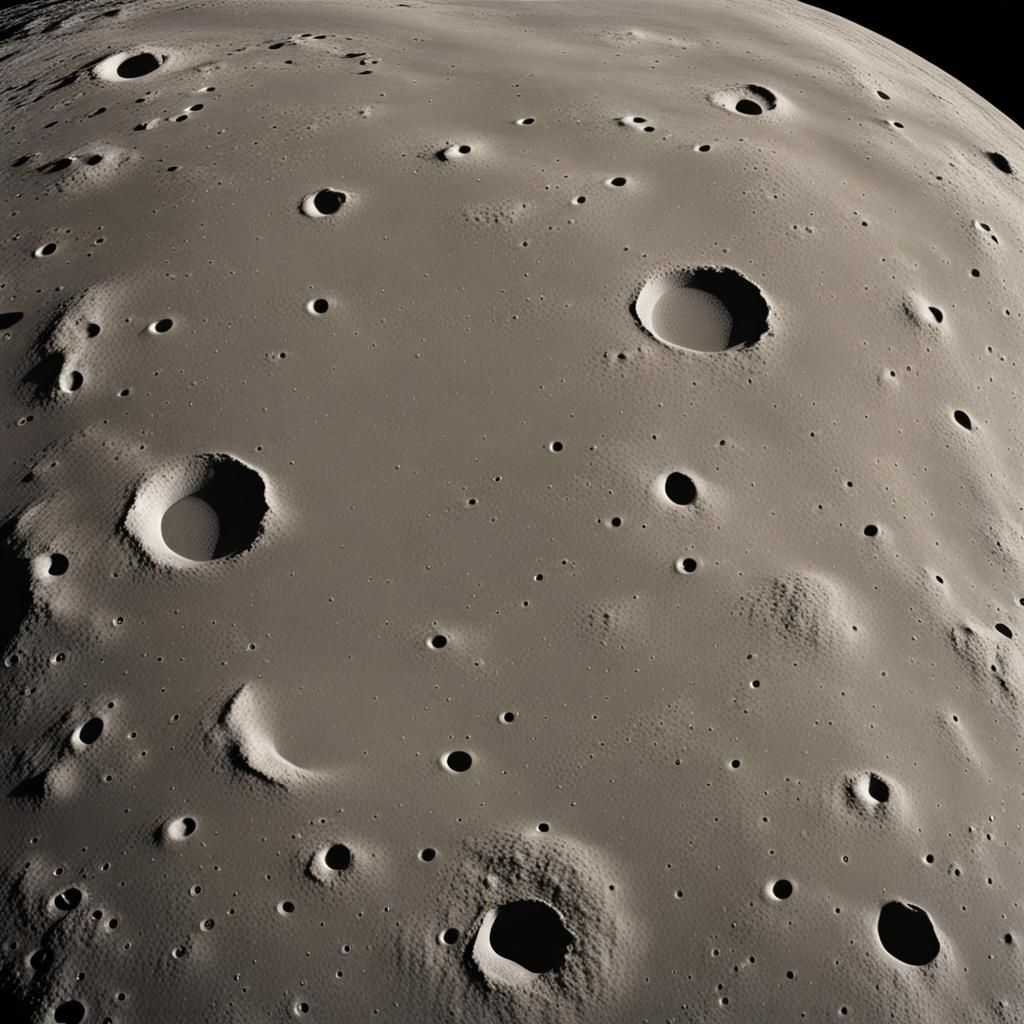 moon craters surface - AI Generated Artwork - NightCafe Creator