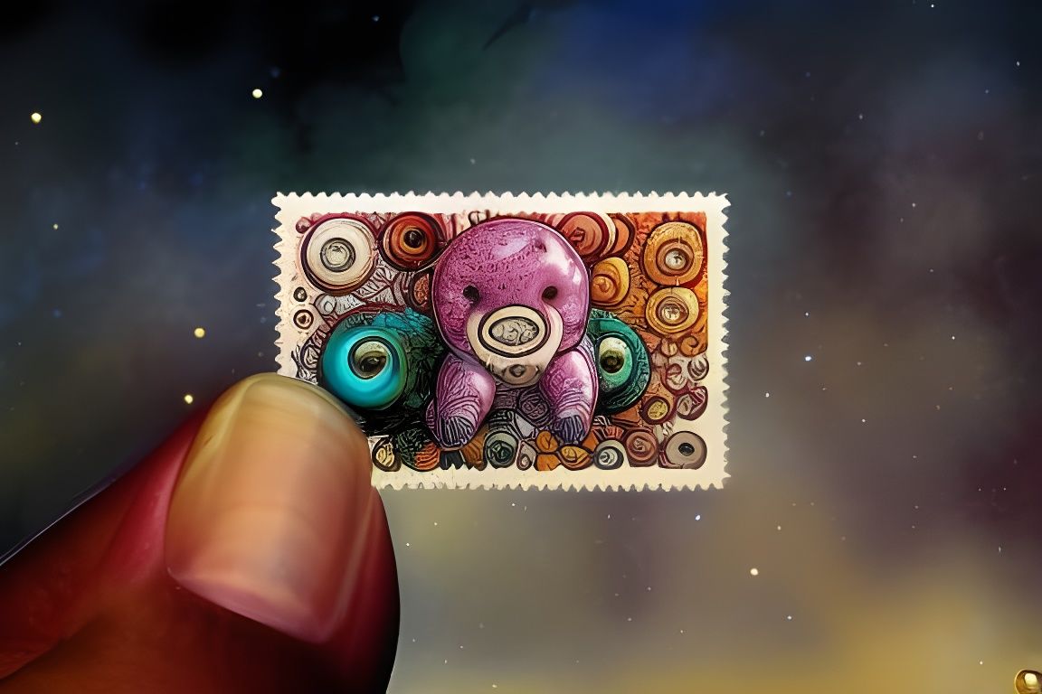 Stamp - AI Generated Artwork - NightCafe Creator