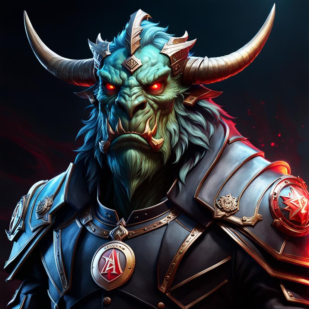 Warhammer Ork - AI Generated Artwork - NightCafe Creator