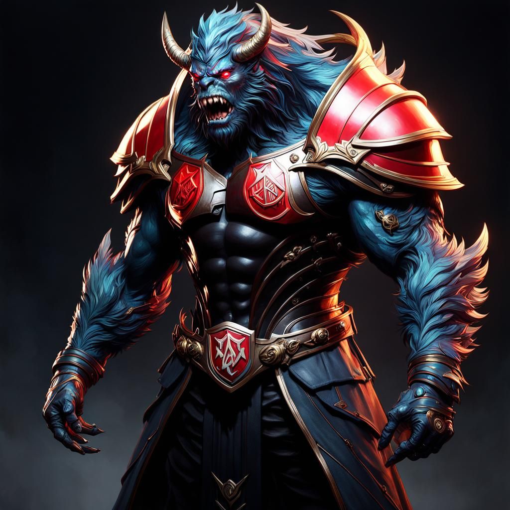 Demonic Beast - AI Generated Artwork - NightCafe Creator