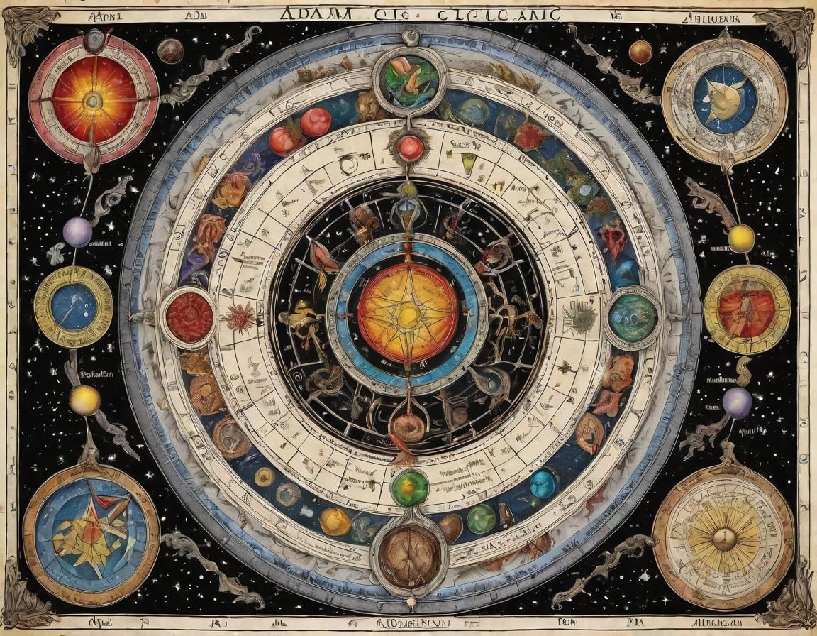 Hermetic Astral Charts - AI Generated Artwork - NightCafe Creator