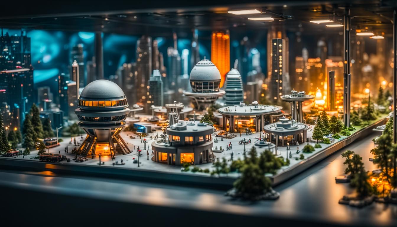 Space diorama - AI Generated Artwork - NightCafe Creator