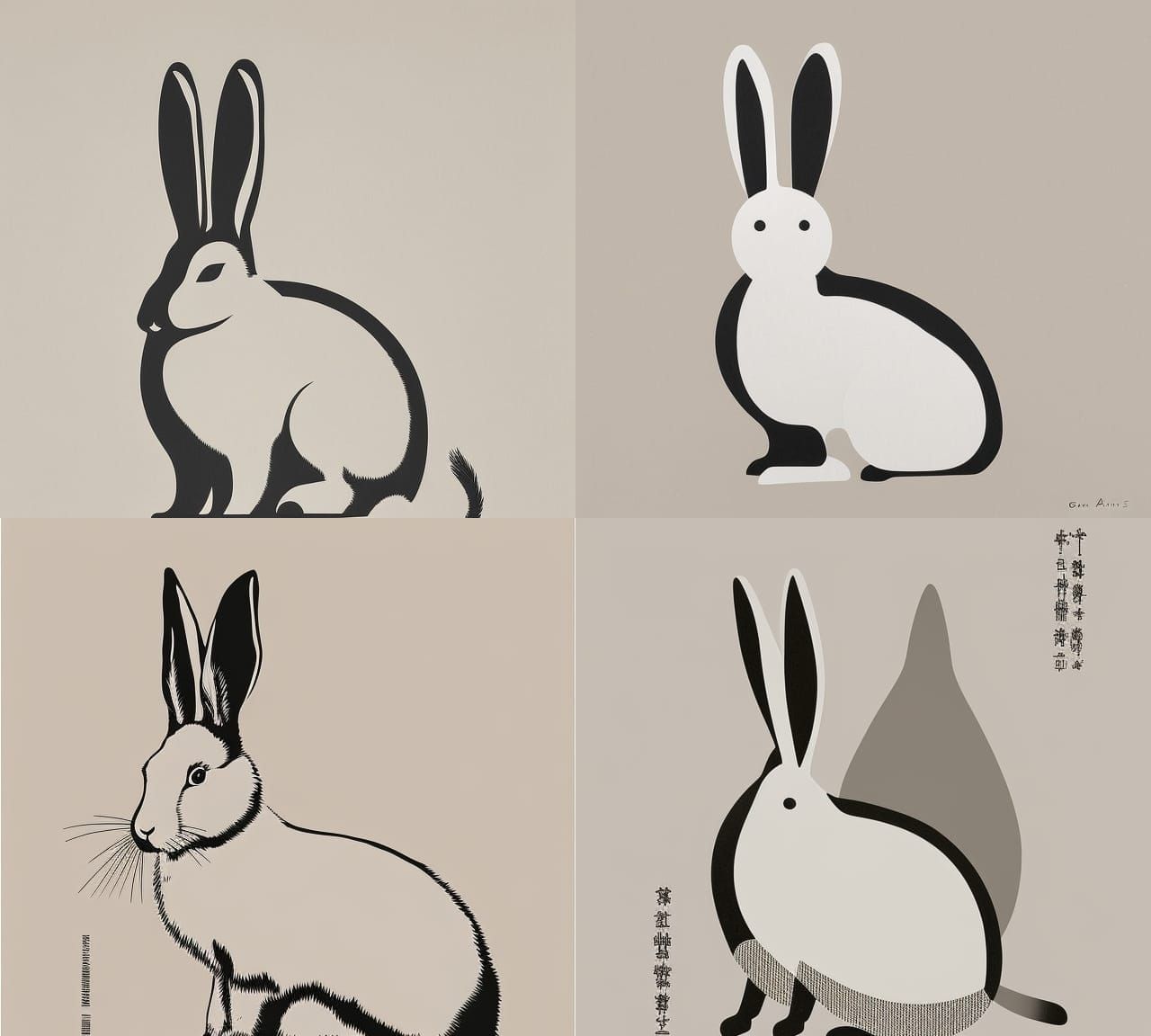 Rabbits. - AI Generated Artwork - NightCafe Creator