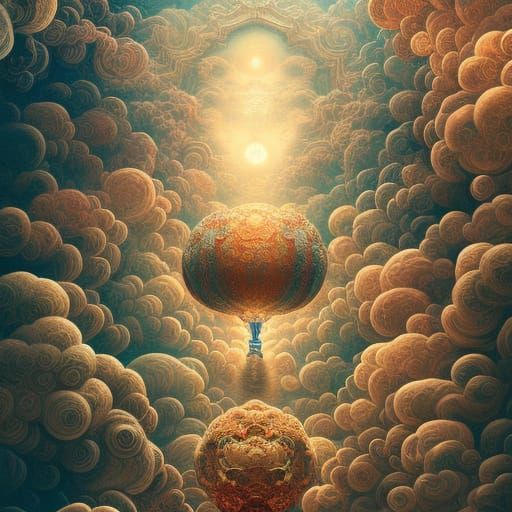 Clouds and sun - AI Generated Artwork - NightCafe Creator