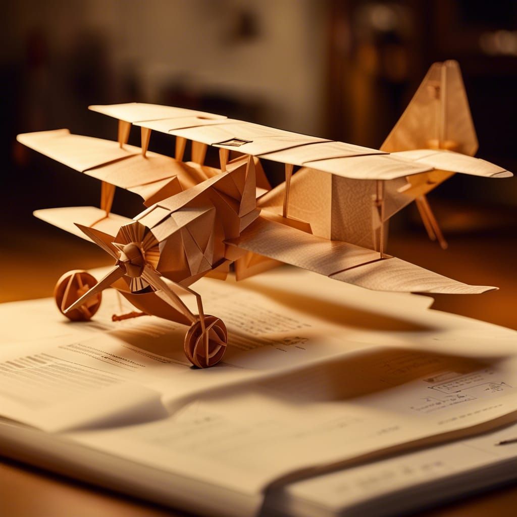 Paper Aeroplane - AI Generated Artwork - NightCafe Creator