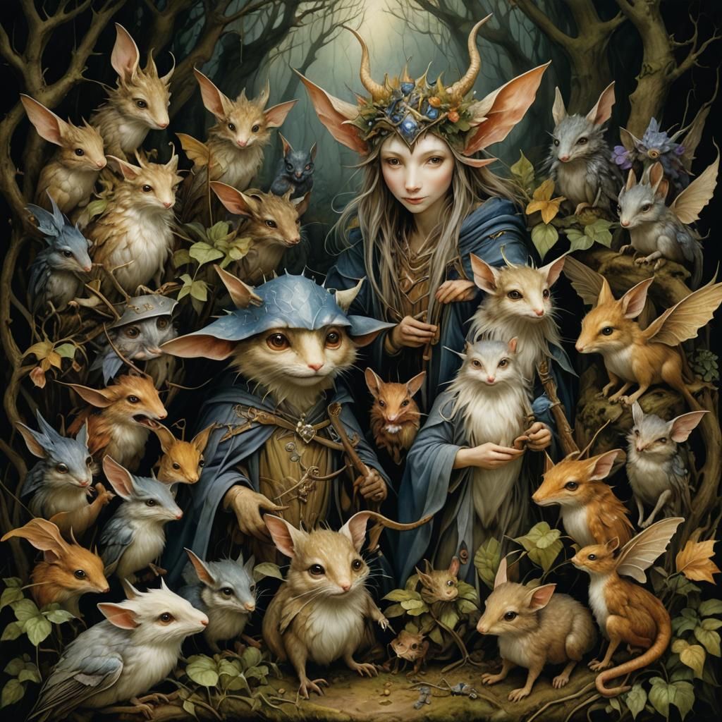 Fae Creatures - AI Generated Artwork - NightCafe Creator