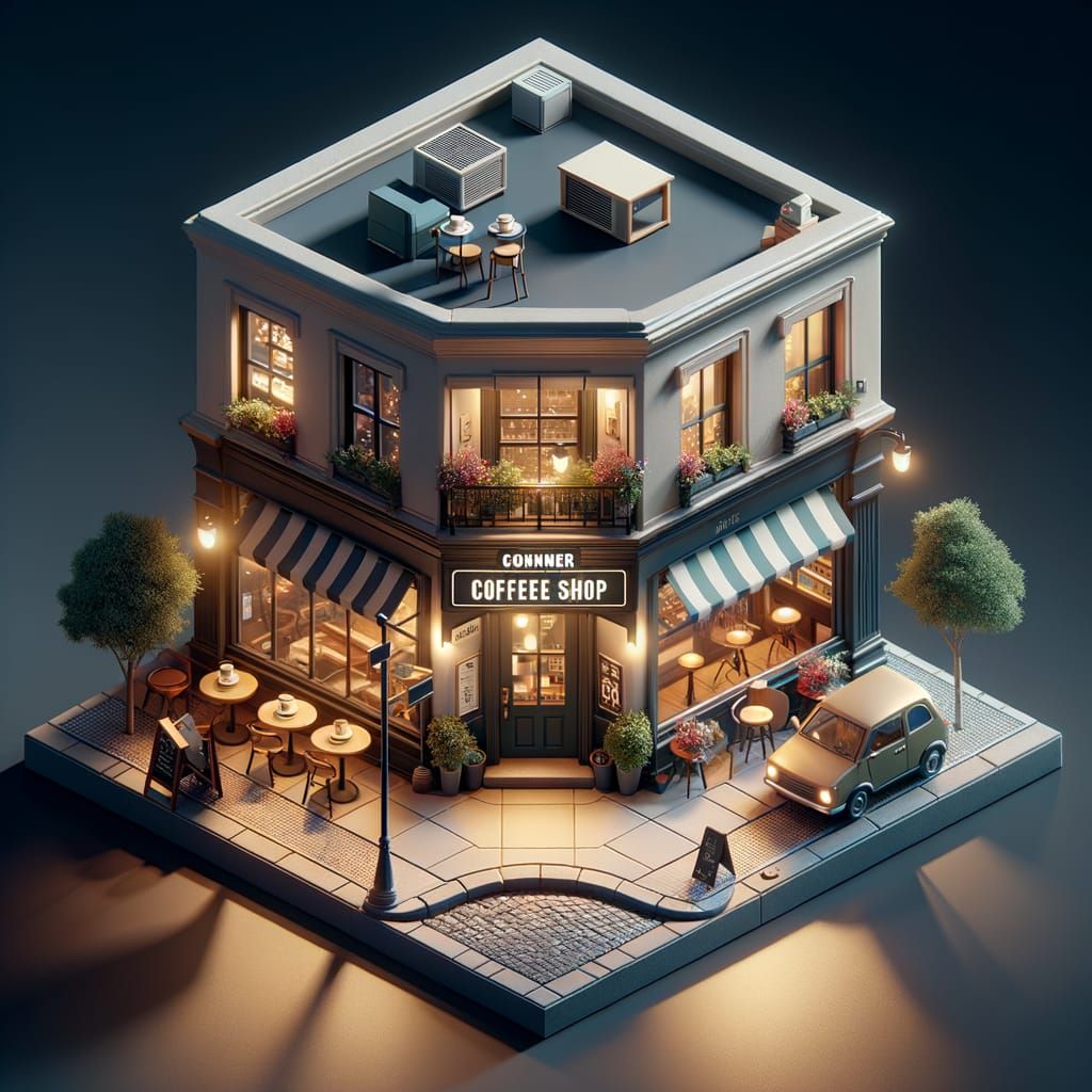 Conner Coffee Shop - AI Generated Artwork - NightCafe Creator