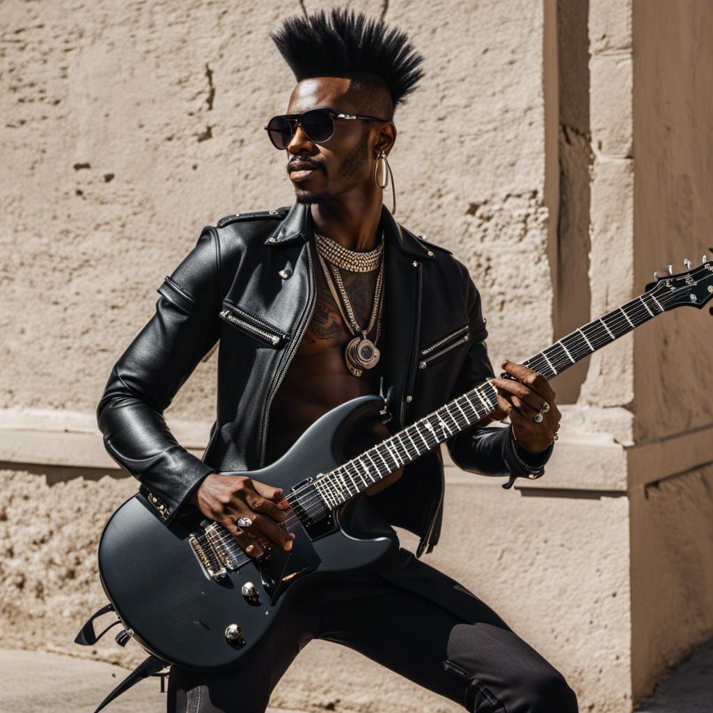 Heavy Metal Man 20 - AI Generated Artwork - NightCafe Creator