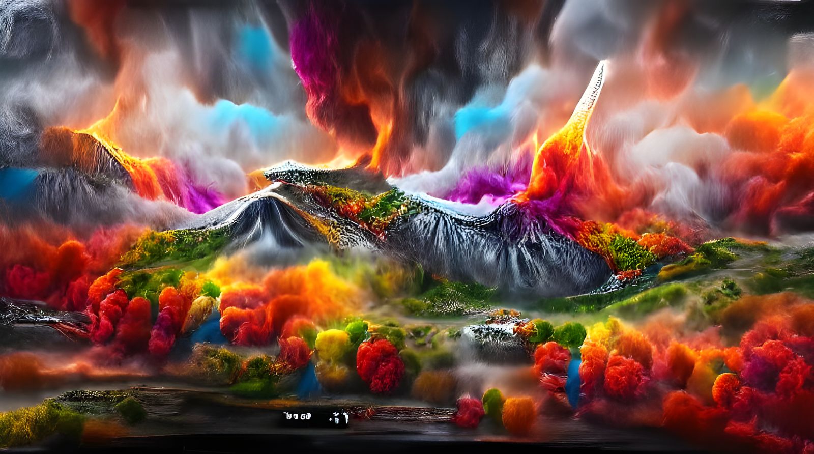 Eruption - AI Generated Artwork - NightCafe Creator