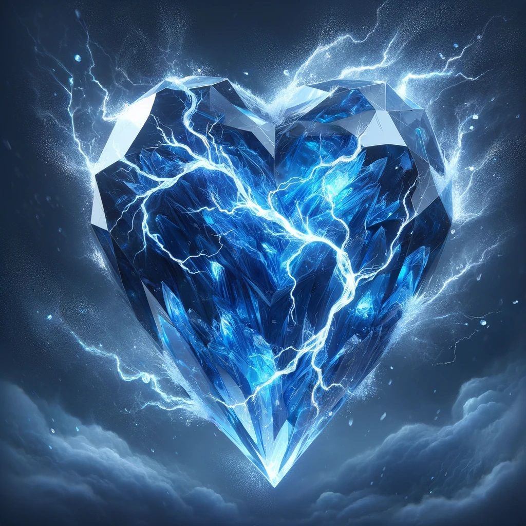 Boreal's Crystal Heart - AI Generated Artwork - NightCafe Creator