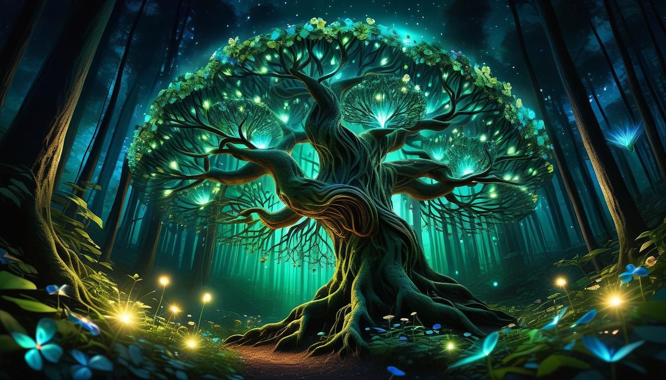 Secret Tree - AI Generated Artwork - NightCafe Creator