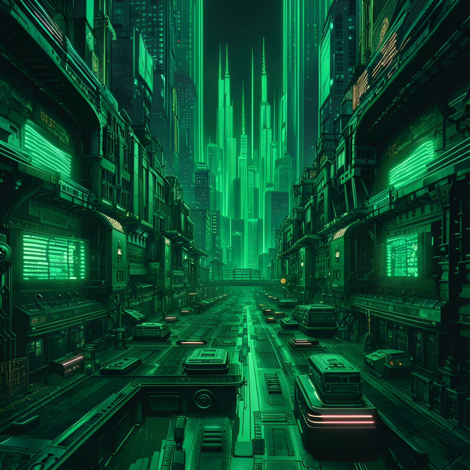 The Matrix (Matrix aesthetic) - AI Generated Artwork - NightCafe Creator