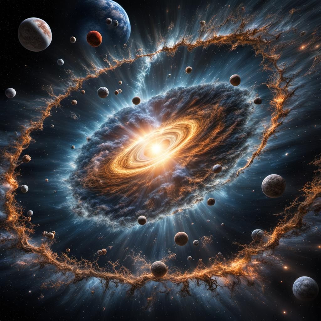 Birth of the Cosmos 4 - AI Generated Artwork - NightCafe Creator