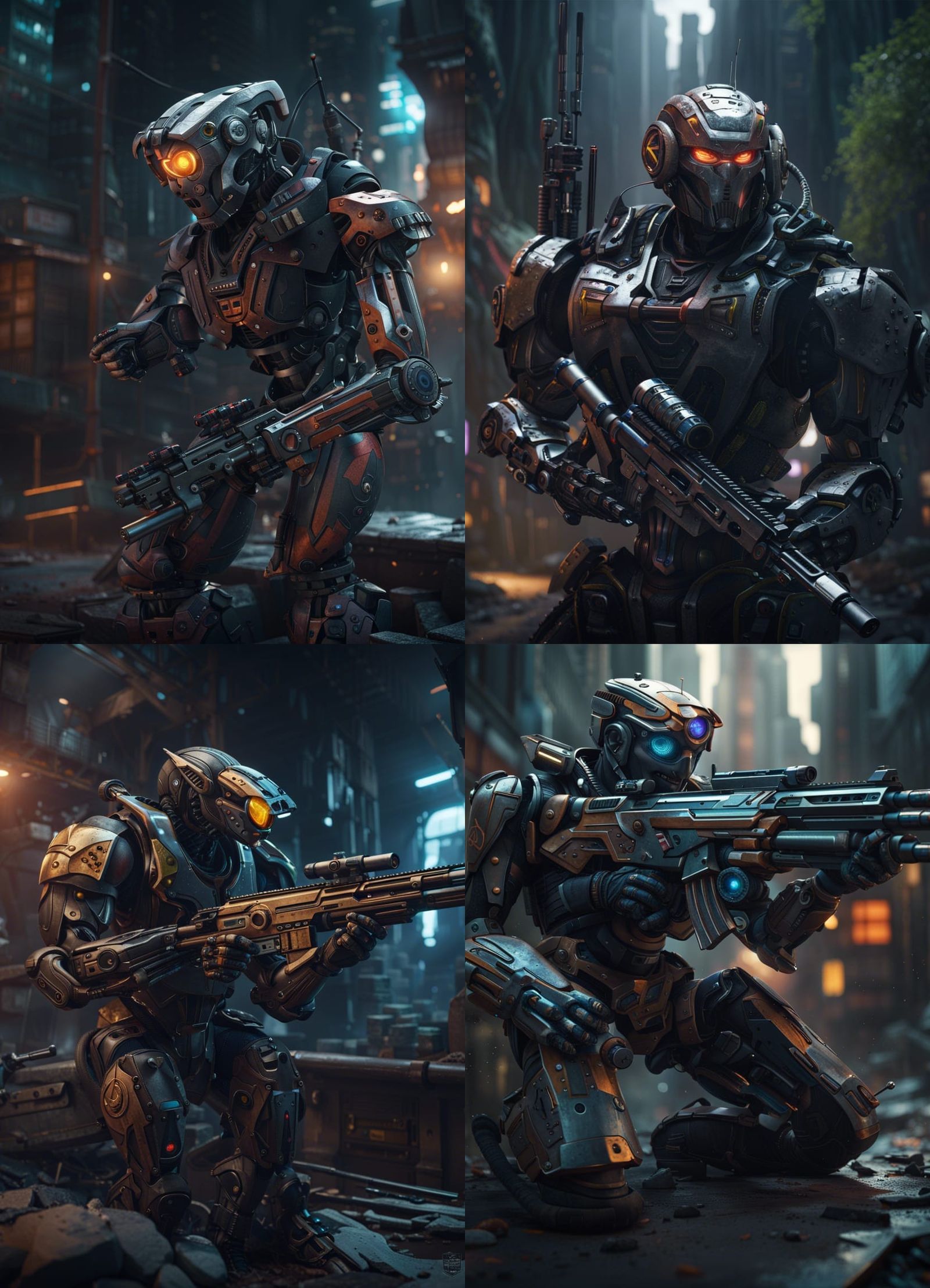 ruthless, professional robot sniper - AI Generated Artwork - NightCafe ...