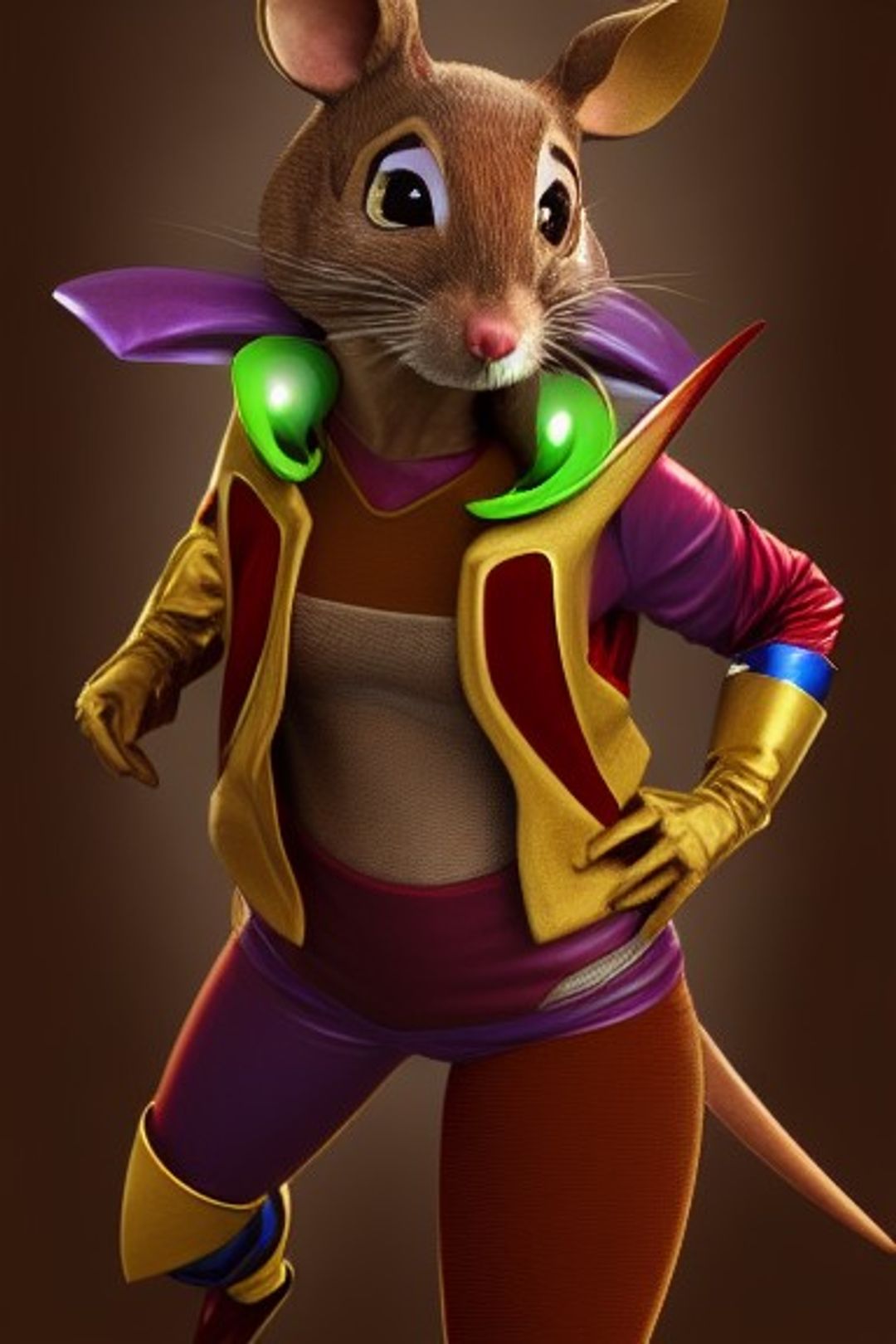 Cornflower Fieldmouse from Redwall as a Power Ranger - AI Generated ...