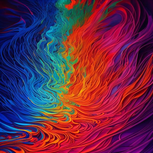 Color clash - AI Generated Artwork - NightCafe Creator