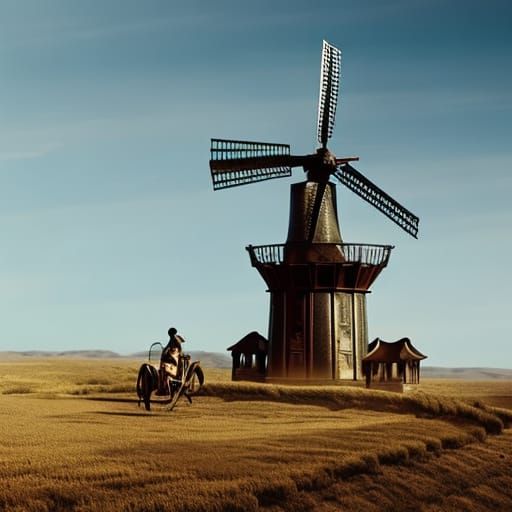 Windmill - AI Generated Artwork - NightCafe Creator