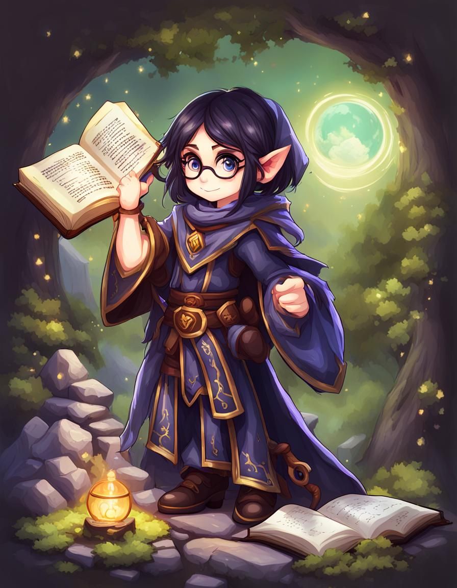 Mage by Moonlight - AI Generated Artwork - NightCafe Creator