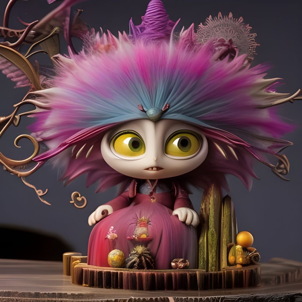 little Miss Skeptic - AI Generated Artwork - NightCafe Creator