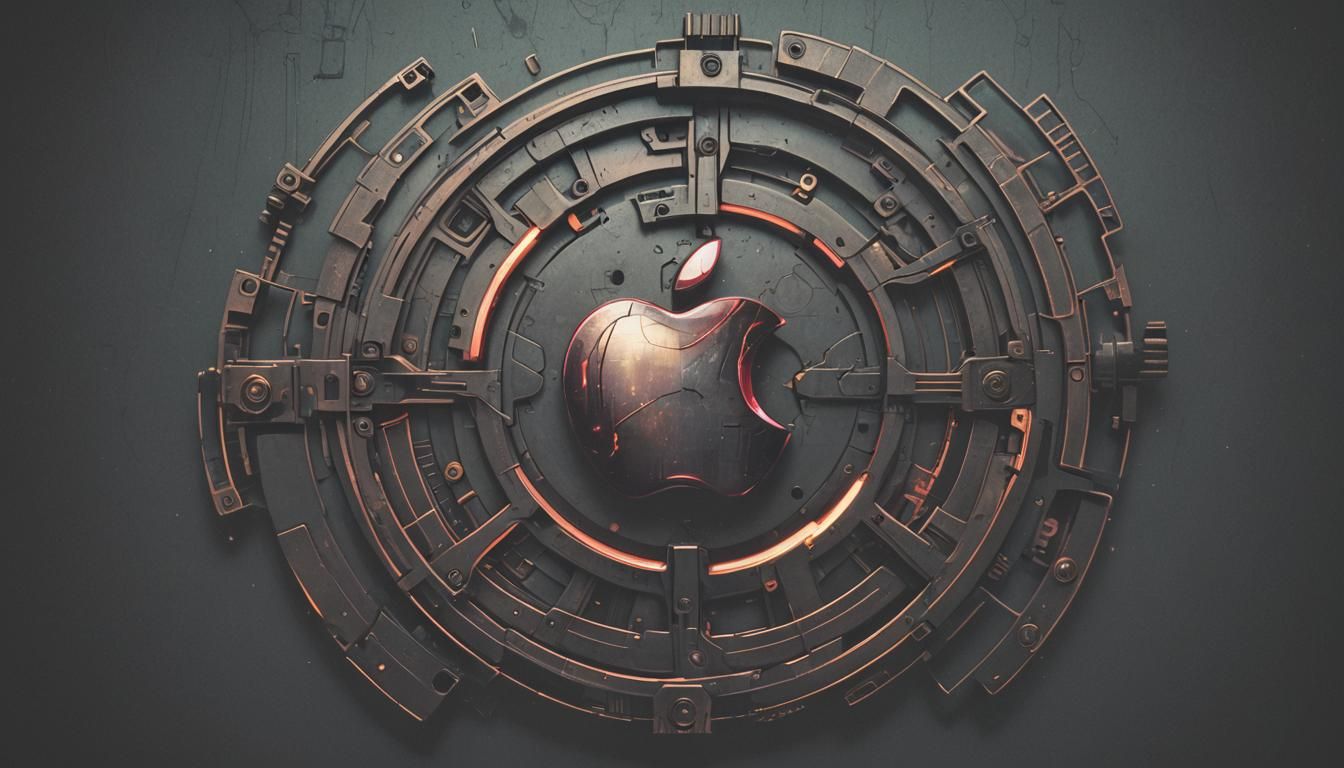 abstract apple logo - AI Generated Artwork - NightCafe Creator