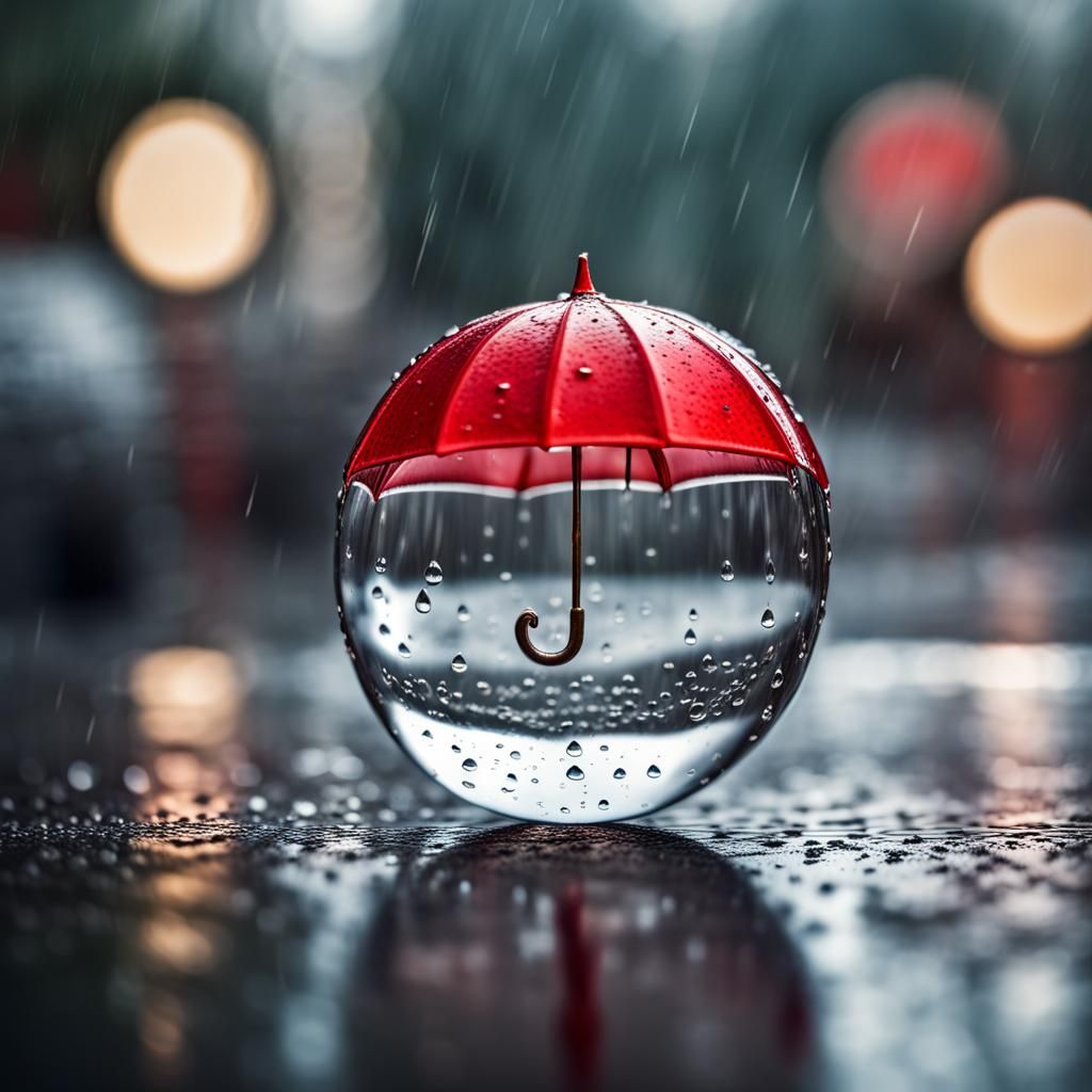 Raindrop. - AI Generated Artwork - NightCafe Creator