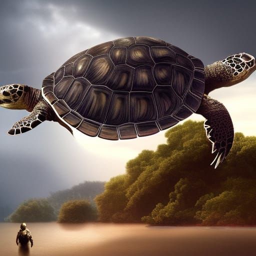 Turtle - AI Generated Artwork - NightCafe Creator