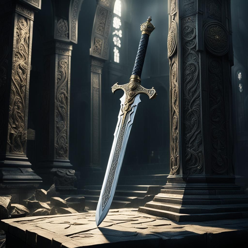 Holy sword - AI Generated Artwork - NightCafe Creator