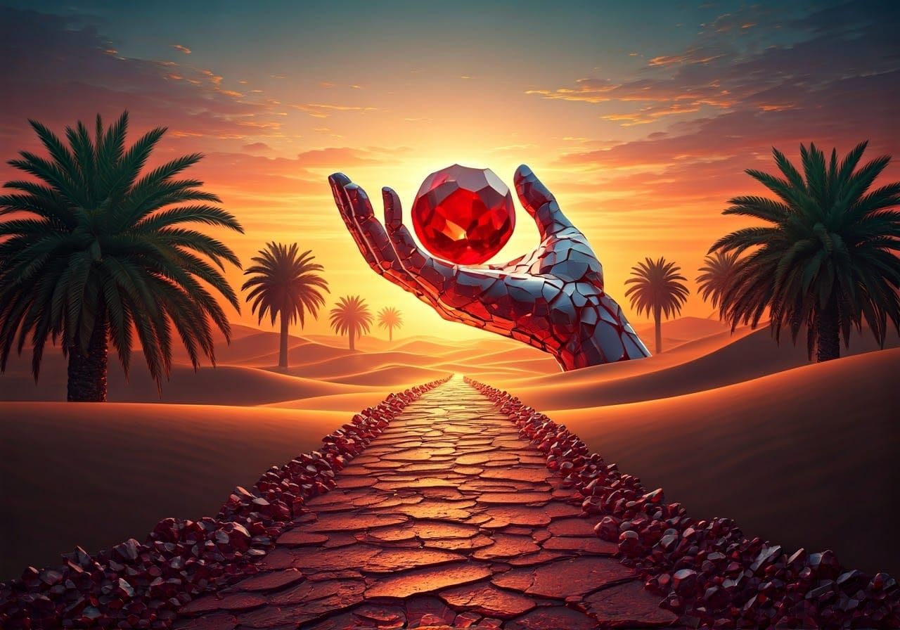 Ruby Sands: The Enchanted Desert Oasis