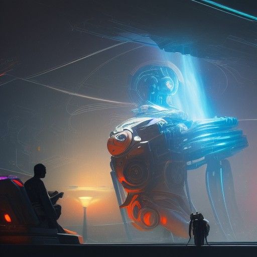 Robot Visions, Isaac Asimov : r/nightcafe Robot Visions, Isaac Asimov : r/nightcafe