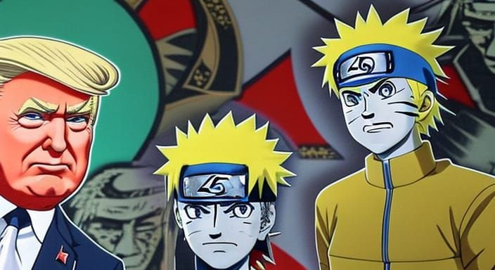 Naruto feat Trump - AI Generated Artwork - NightCafe Creator