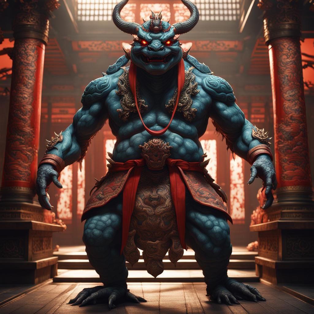 Turtle Oni - AI Generated Artwork - NightCafe Creator