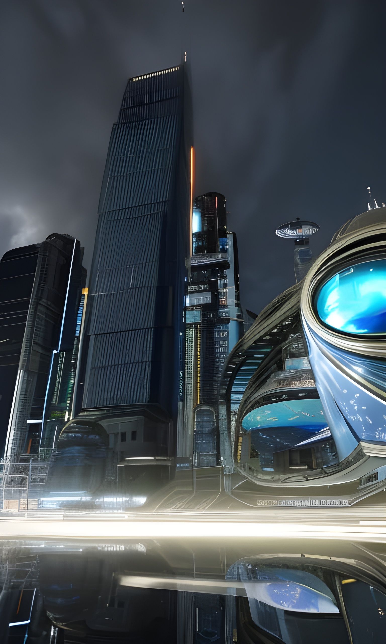 The City of Tomorrow - AI Generated Artwork - NightCafe Creator