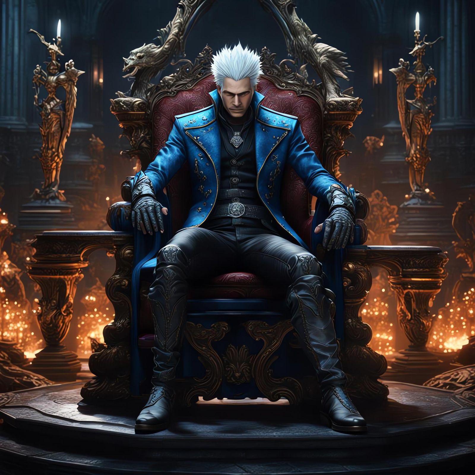 Dreams of The Black Throne I Keep On Repeat... - AI Generated Artwork ...