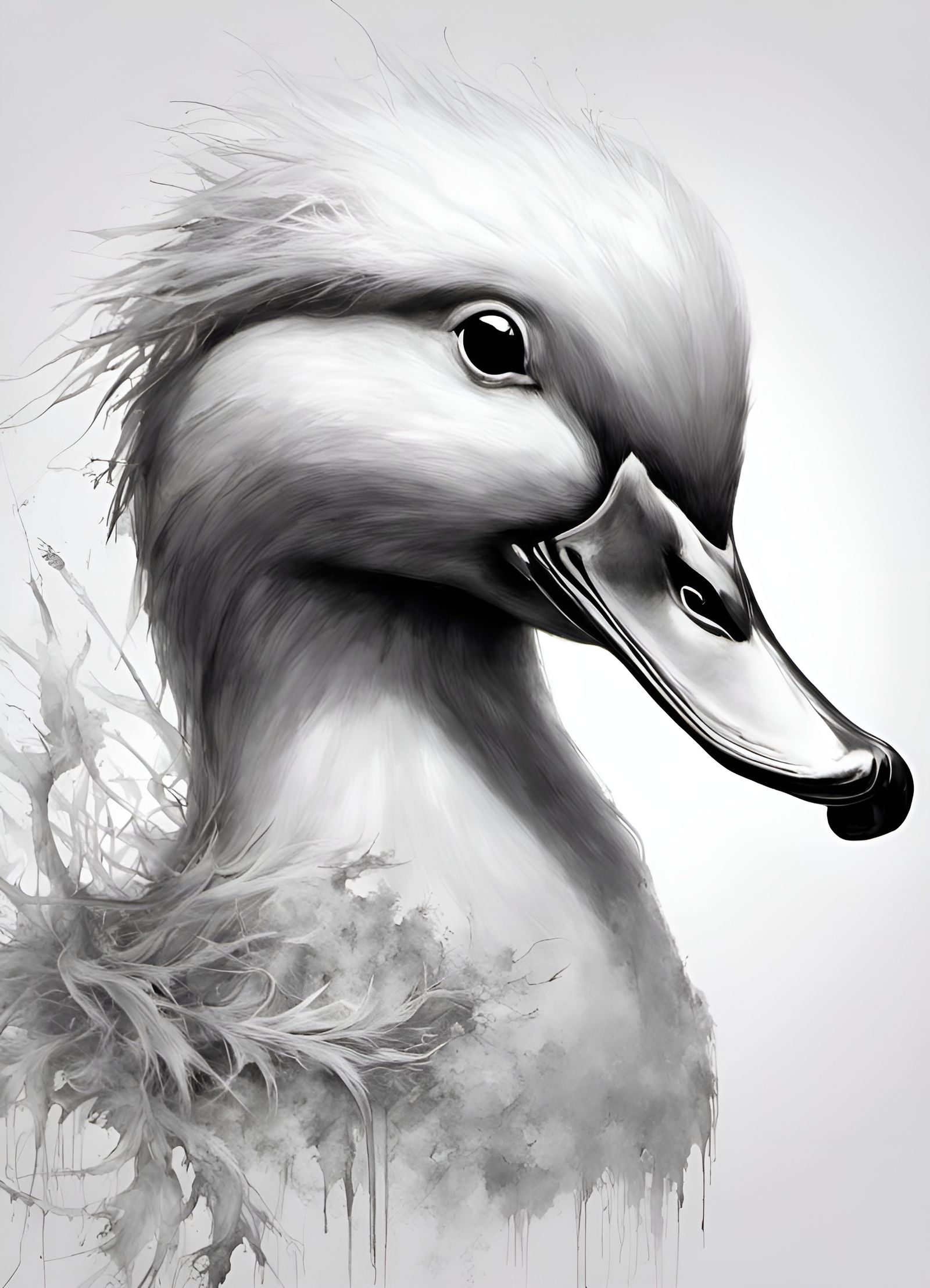 Duck Portrait - AI Generated Artwork - NightCafe Creator