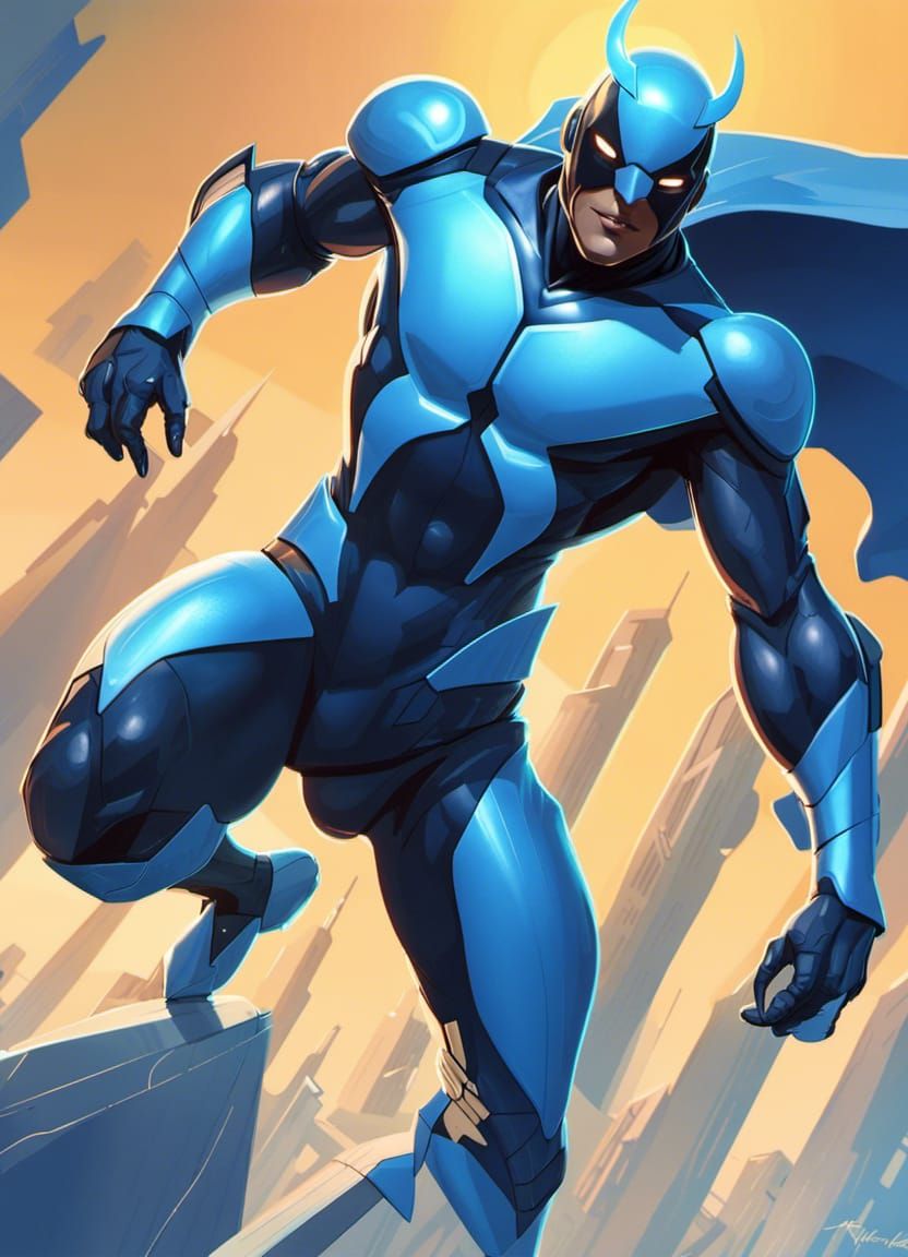 Blue Beetle Ai Generated Artwork Nightcafe Creator