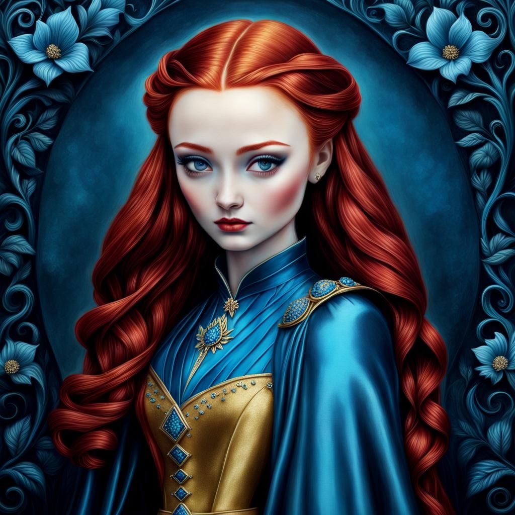 Supposed to be Sansa Stark - AI Generated Artwork - NightCafe Creator