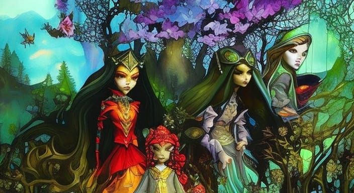 Forest Fae - AI Generated Artwork - NightCafe Creator