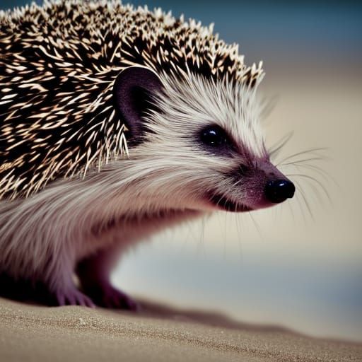 Hedgehog - AI Generated Artwork - NightCafe Creator