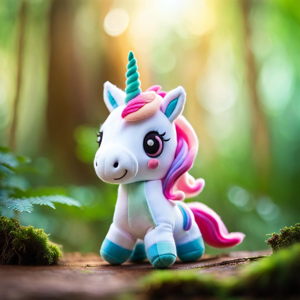 Unicorn Stuffy - AI Generated Artwork - NightCafe Creator
