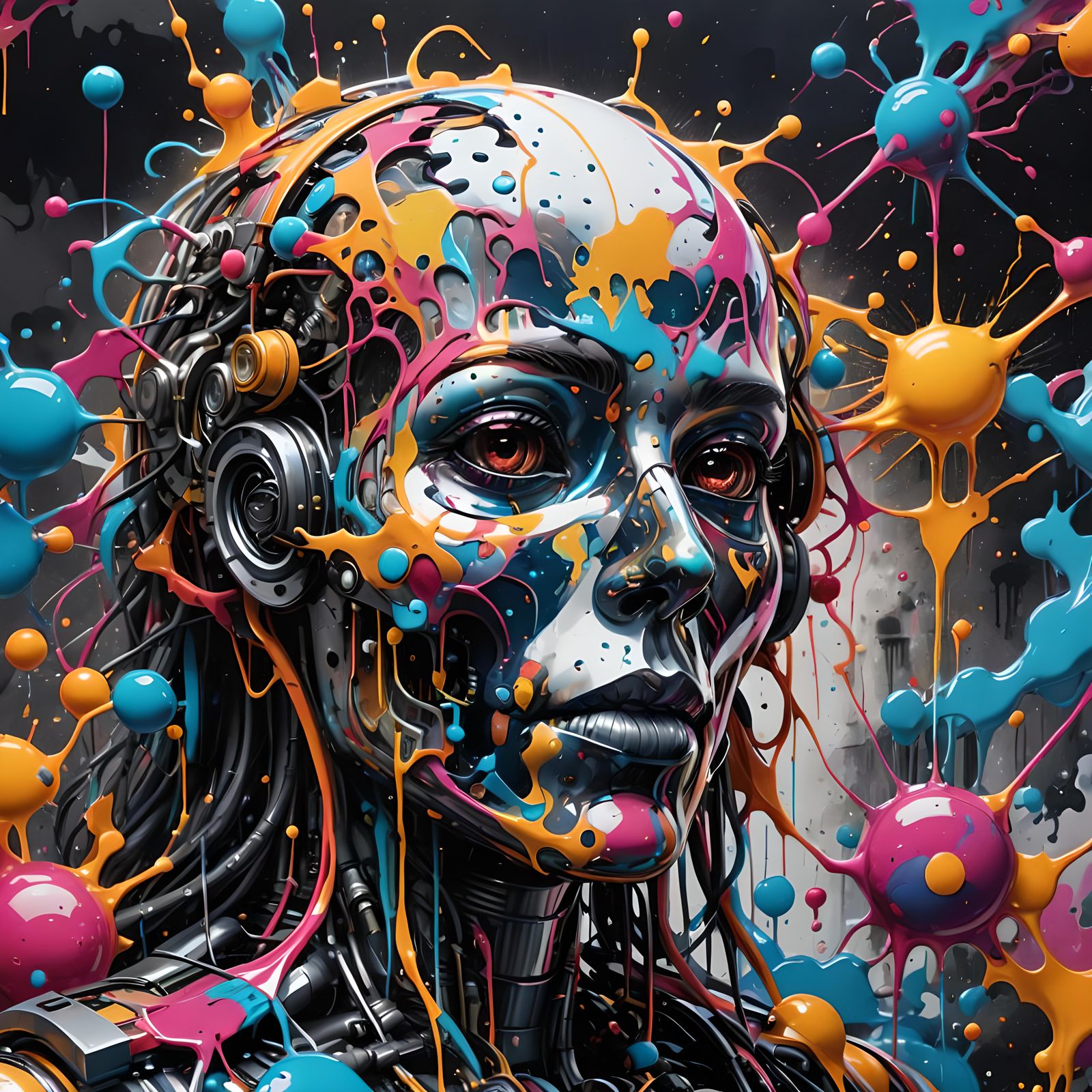 Ink Blot - AI Generated Artwork - NightCafe Creator