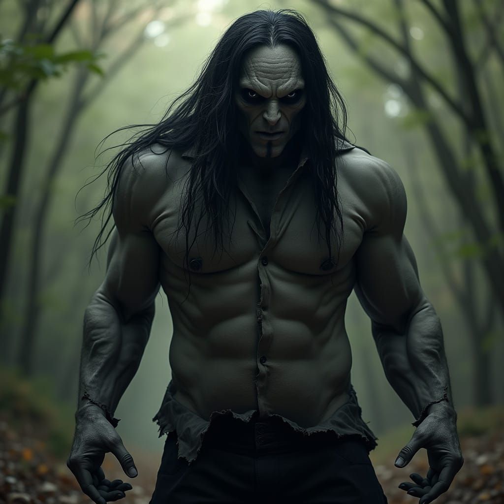 The Boogeyman III - Gothic Horror Demon Caught in Harsh Ligh...