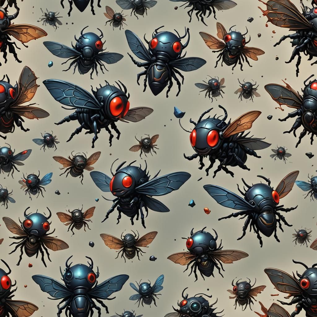 Chibi Demonic fly extraterrestrial - AI Generated Artwork - NightCafe ...