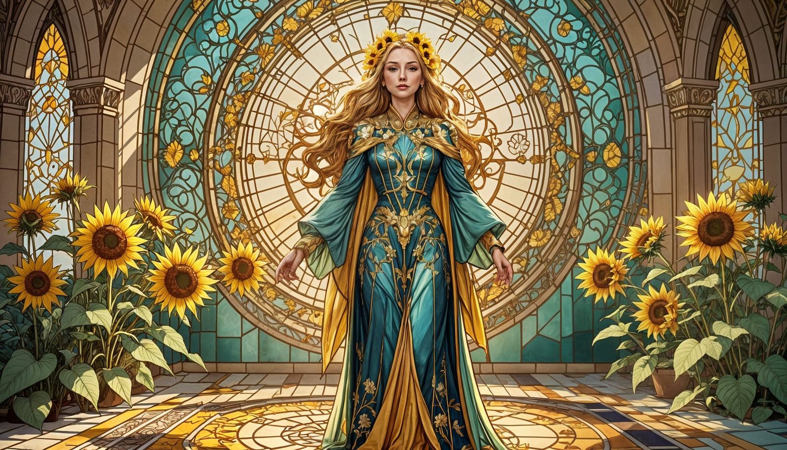 Elegant Fey Queen in 1930s Fleischer Cartoon Style - AI Art