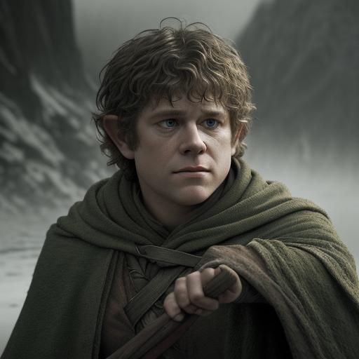 Samwise the Brave - AI Generated Artwork - NightCafe Creator