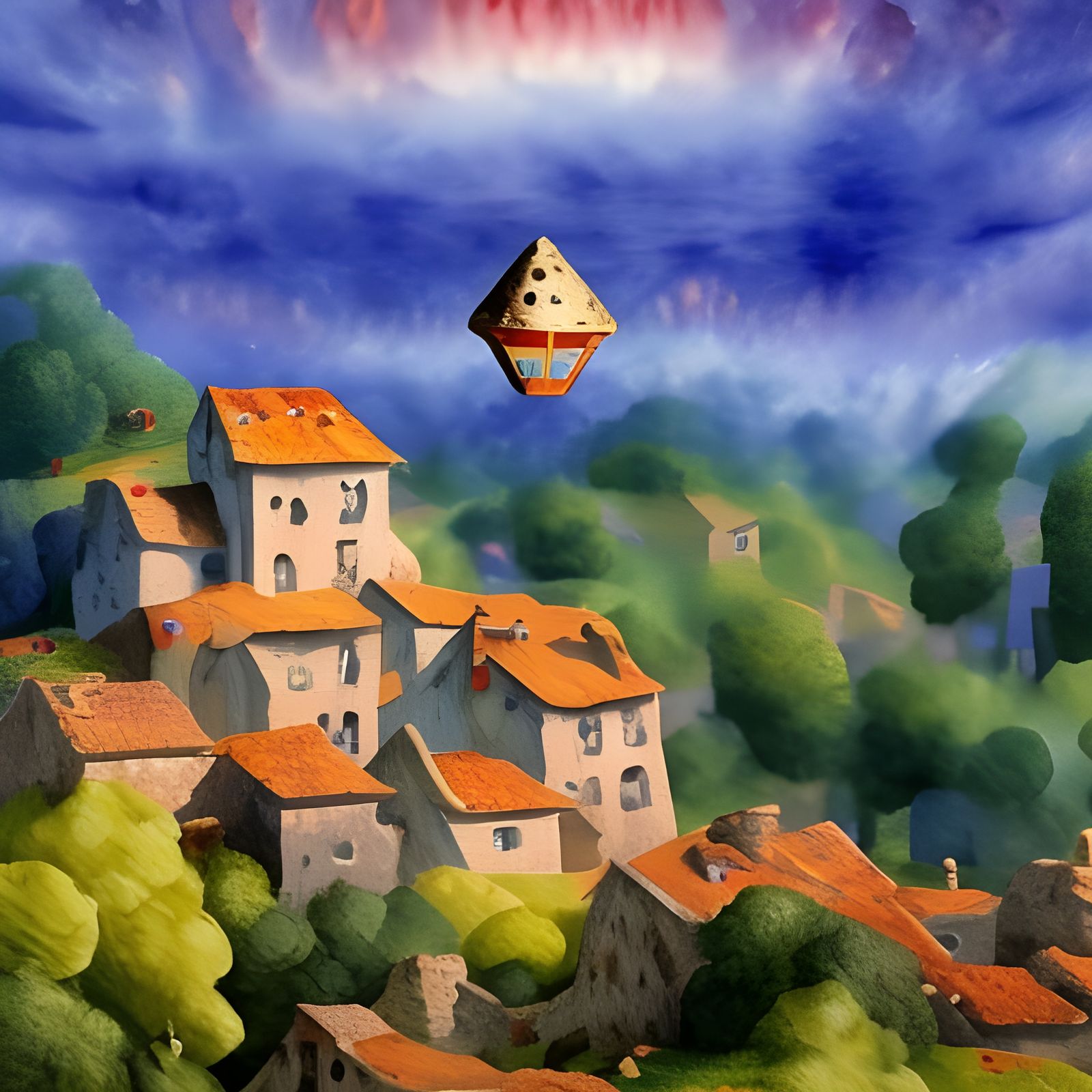 Observing human life - AI Generated Artwork - NightCafe Creator