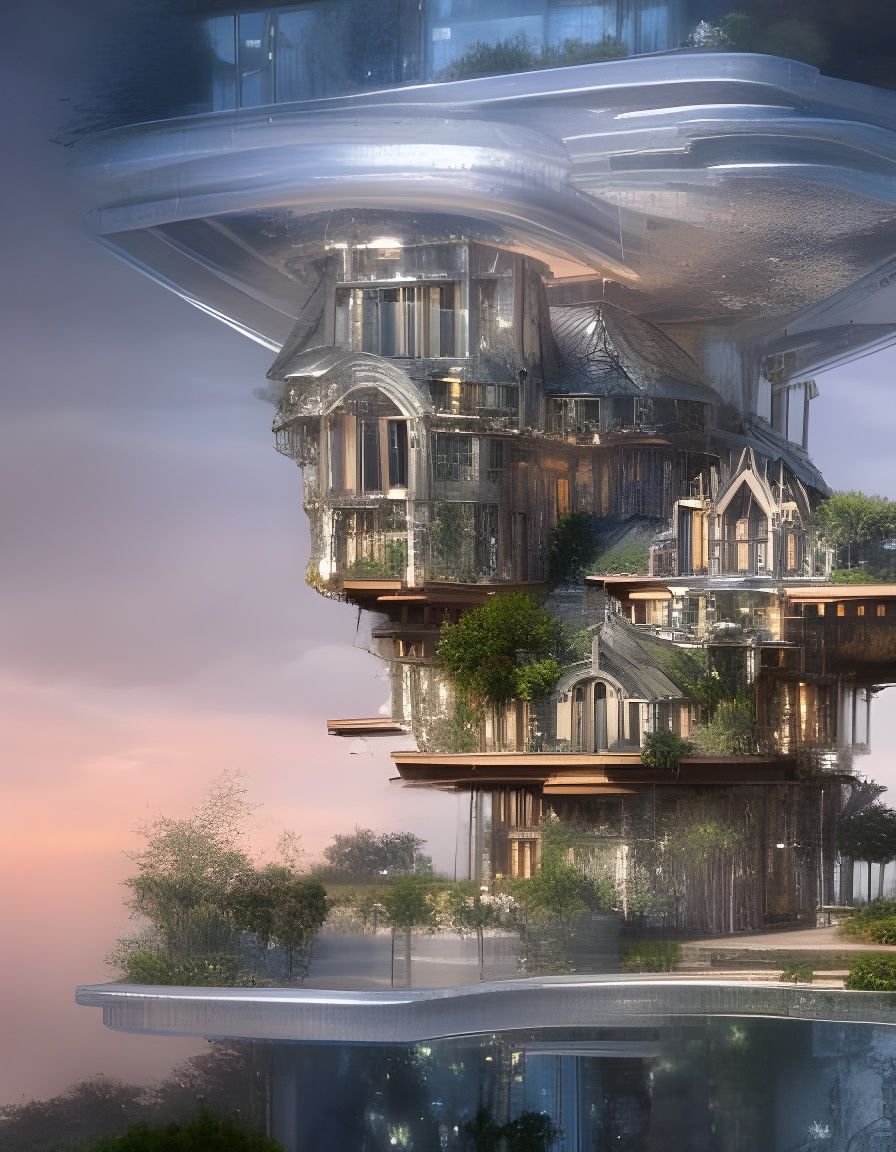 Holographic modern glass clockpunk, with @rabiatemel - AI Generated ...